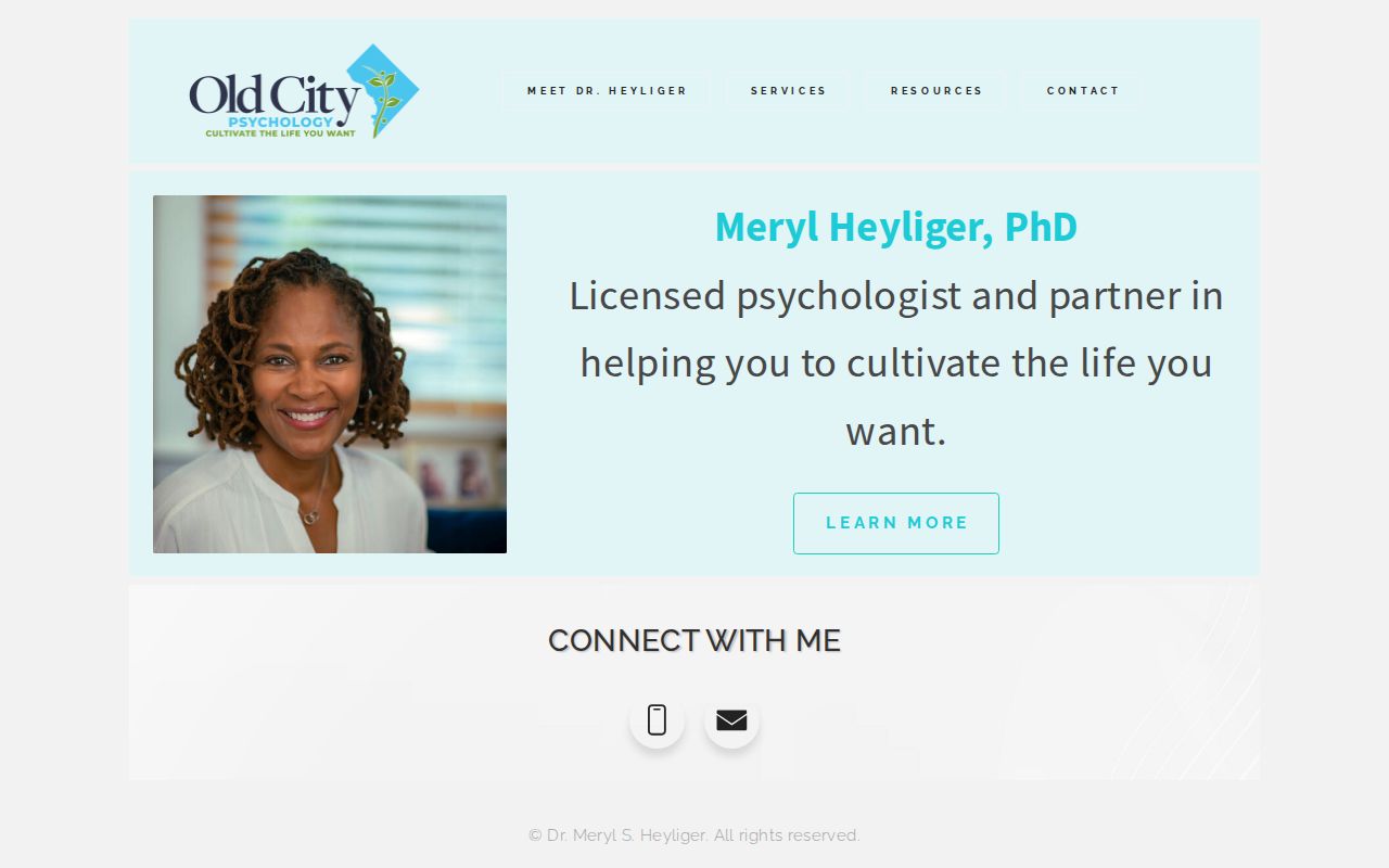 Old City Psychology, Dr. Meryl Heyliger
